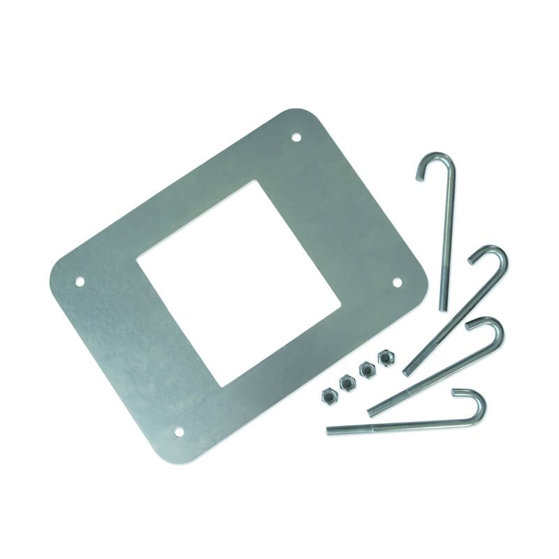 Montageplatte mit Ankerbefestigung für Schranke LBAR, 157,80